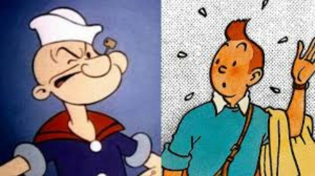 ¡Al alcance de todos! Tintín, Popeye y grandes clásicos ingresan al dominio público - Mediatiko
