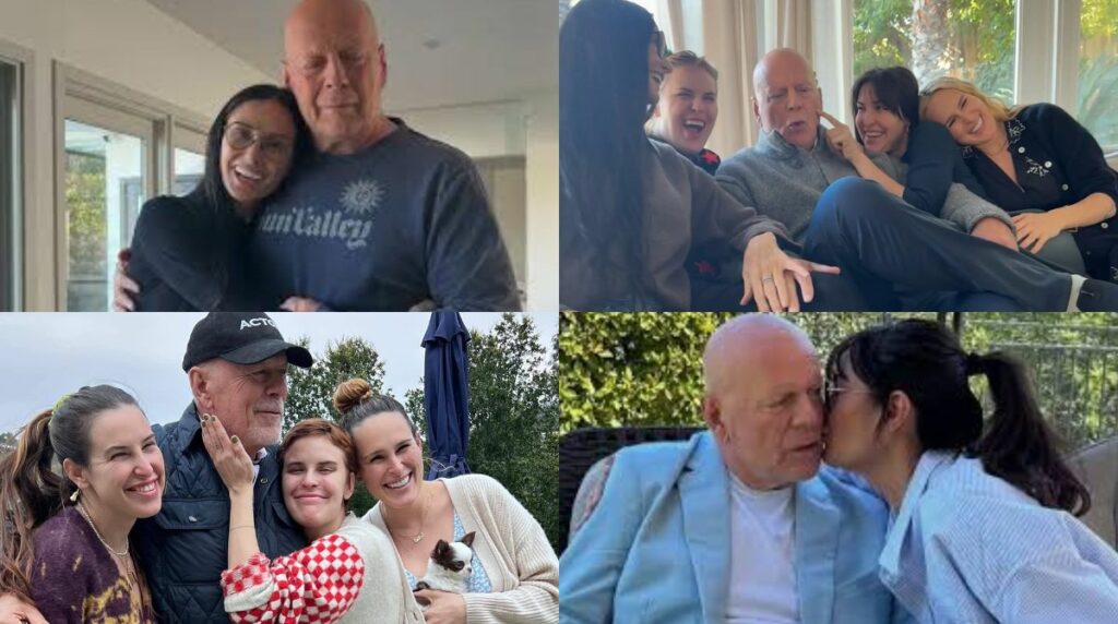 Demi Moore comparte emotivas fotos de Bruce Willis en su 70º cumpleaños - Mediatiko