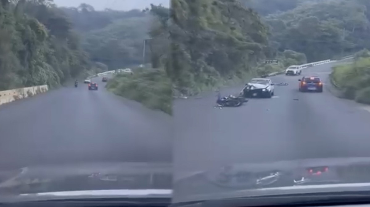 Motorista salió ''volando'' al impactar de frente con un vehículo ...