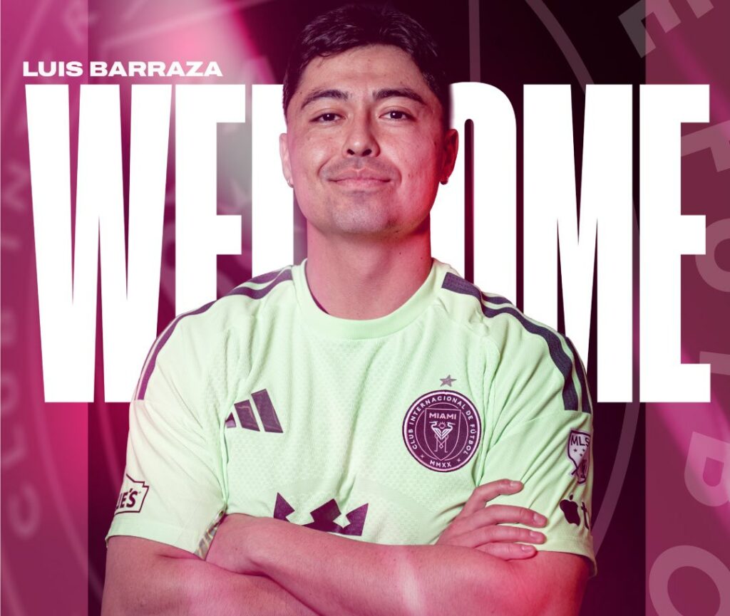 El Inter Miami ficha al mexicoestadounidense Luis Barraza para la ...